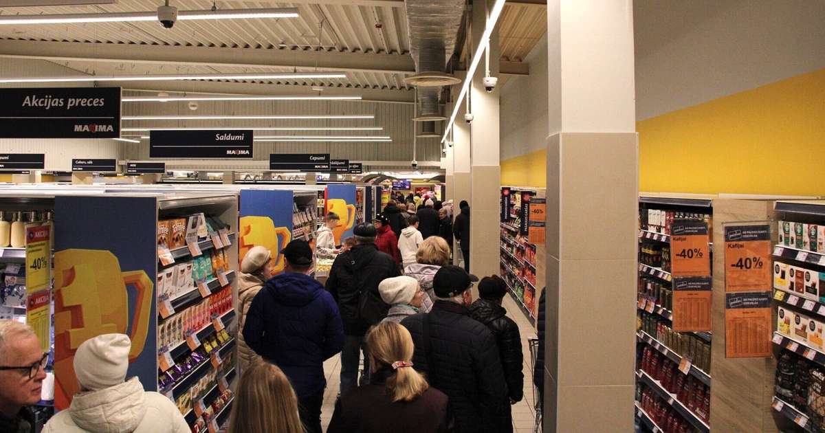Foto: “Maxima” veikals “XL Salā” atkal atvērts | liepajniekiem.lv